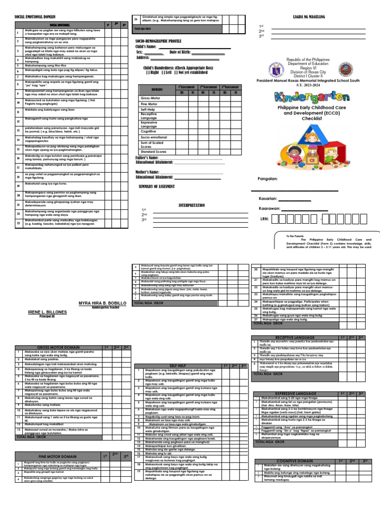 ECCD Edited 2023-2024 | PDF