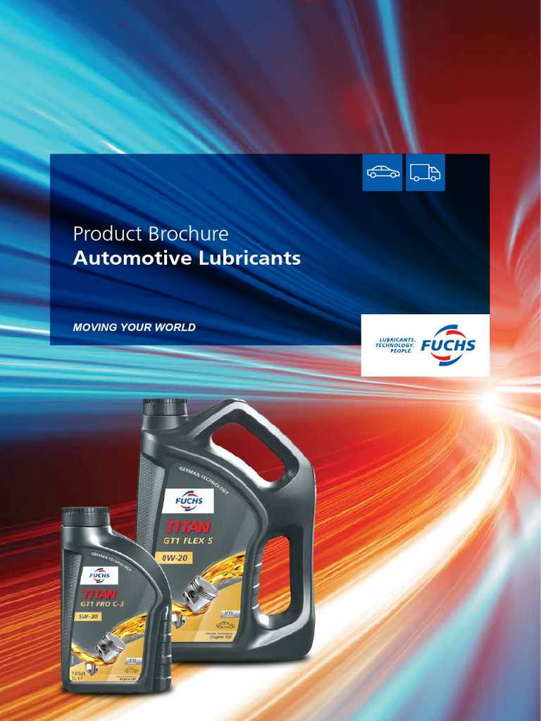 FUCHS Automotive Lubricants Brochure | PDF | Motor Oil | Lubricant