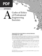 Engineers' Code of Ethics Overview | PDF | Employment | Integrity