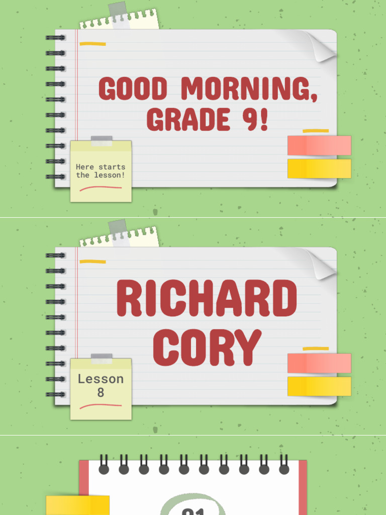 English 9 - Lesson 8 | PDF | Envy