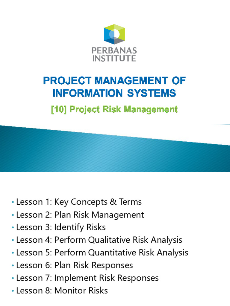 PM - Project Risk Management | PDF | Risk | Risk Management