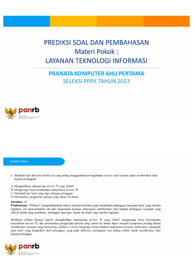 Layanan TI (Part 1) | PDF