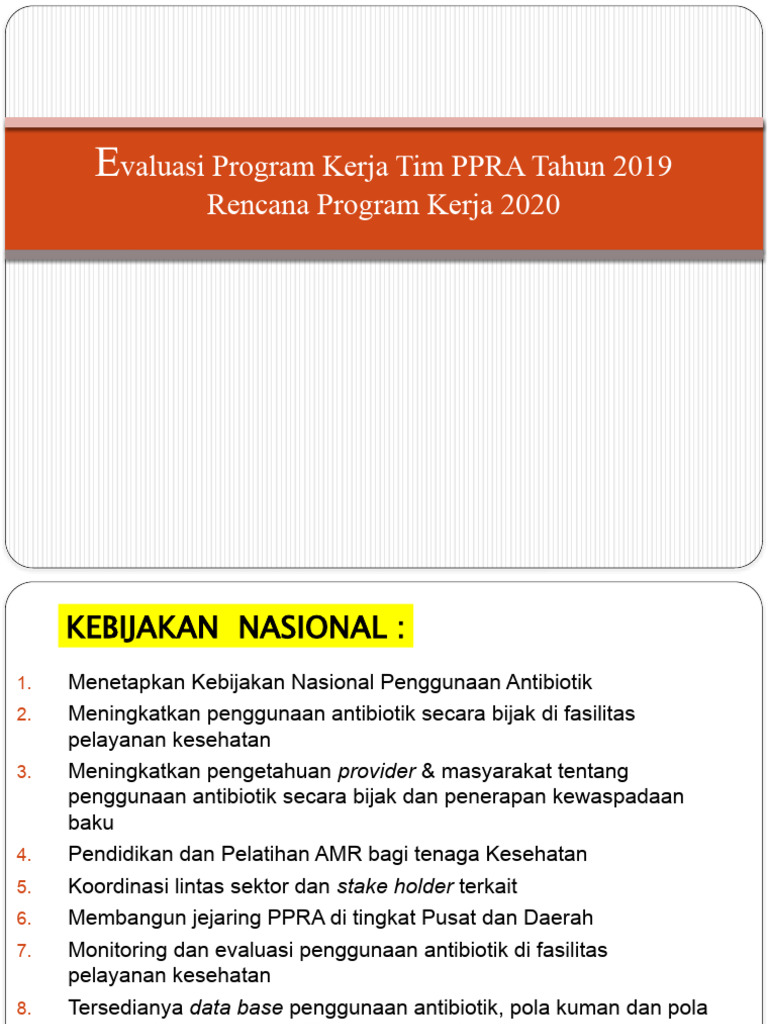 Program Kerja Tim PPRA Tahun 2019-2020 | PDF | Pengembangan Diri | Sains & Matematika