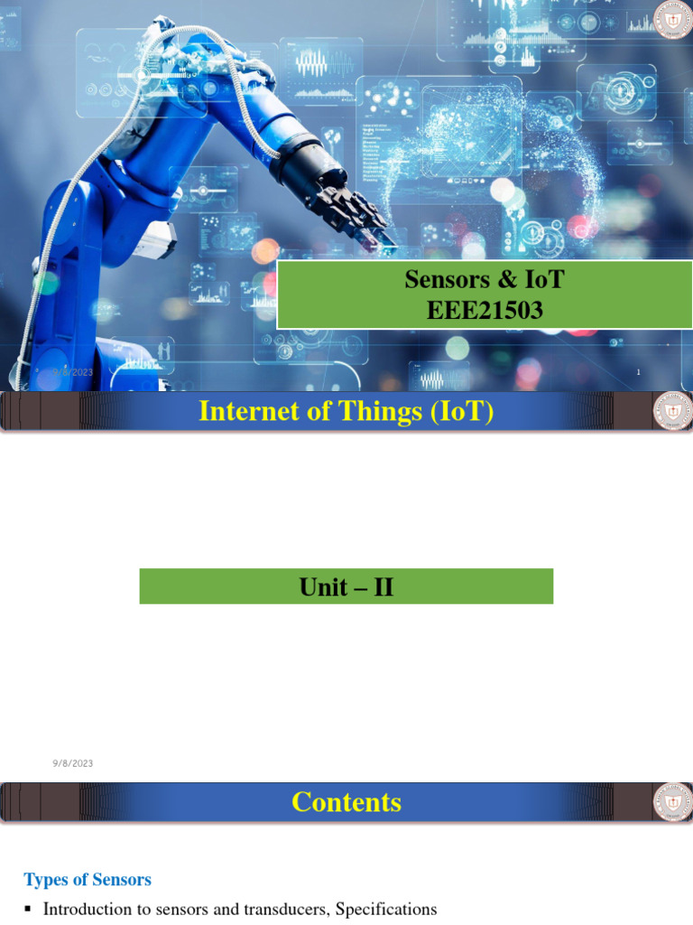 Unit II S&a M.tech Mechatronics | PDF | Pressure Measurement | Transformer
