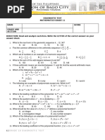 Pilot SHS General Mathematics | PDF | Student's T Test | Statistics
