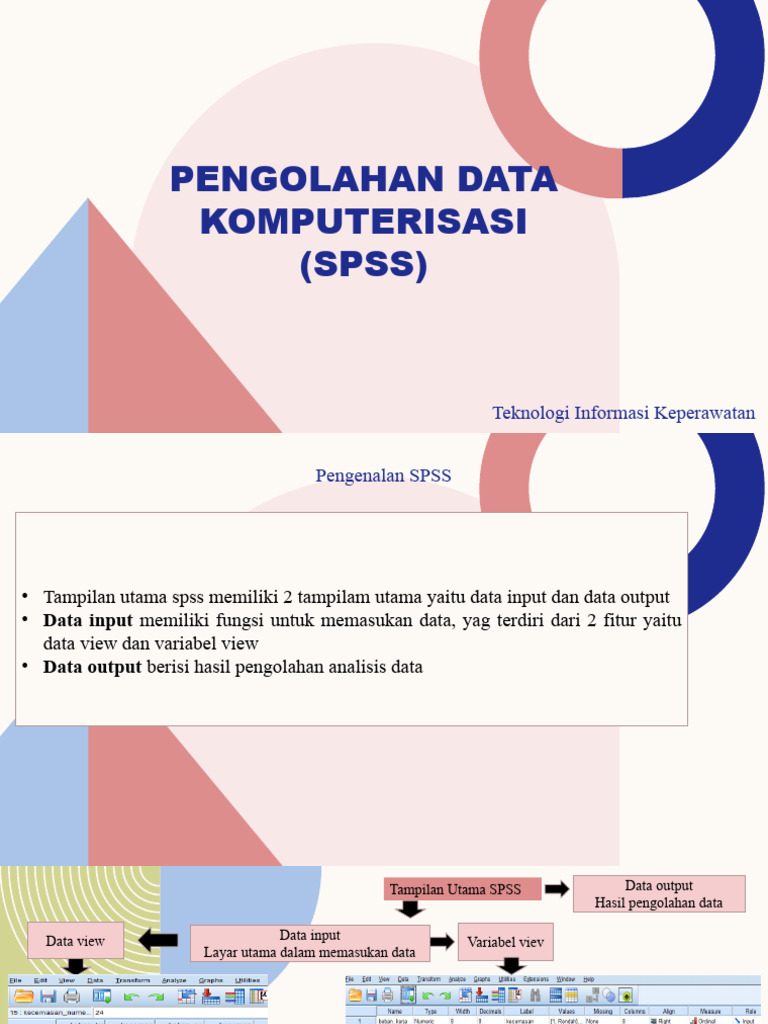 Panduan Pengolahan Data SPSS Keperawatan | PDF