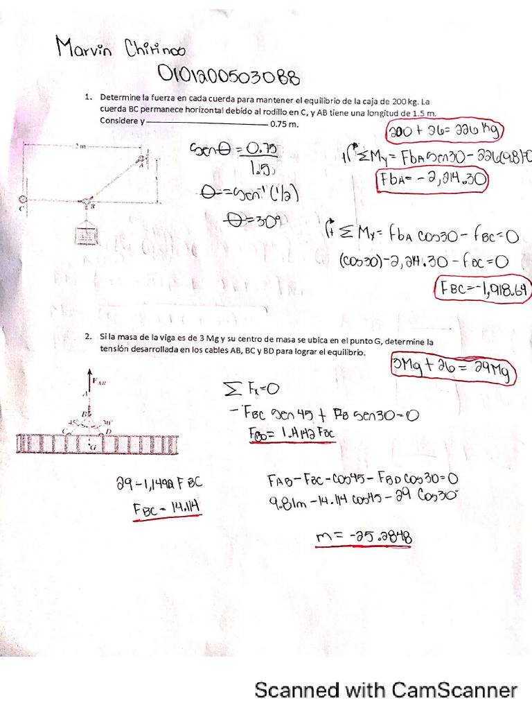 Guía de Estática 2 | PDF