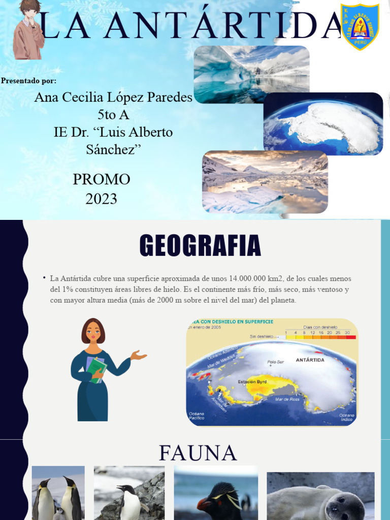 La Antártida: Geografía y Recursos | PDF | Ciencias sociales | Ciencia ...