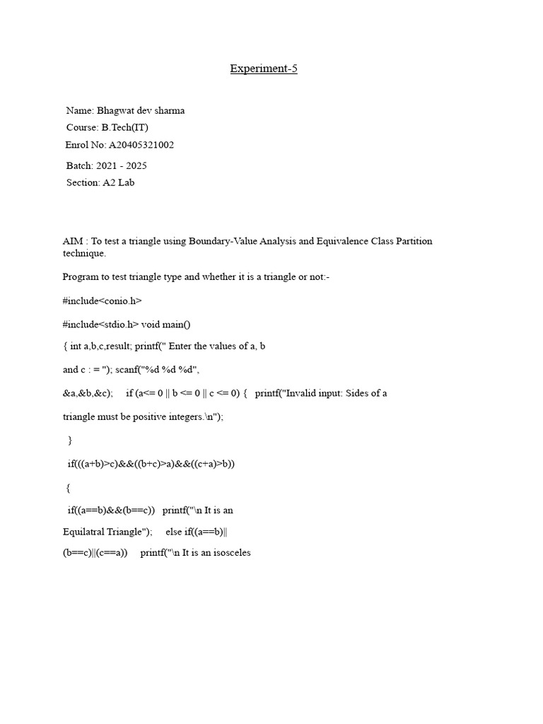 B Tech It | PDF | Triangle | Computing