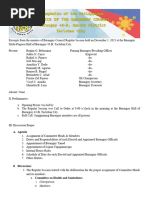 Barangay Assembly Post Activity Report Template | PDF