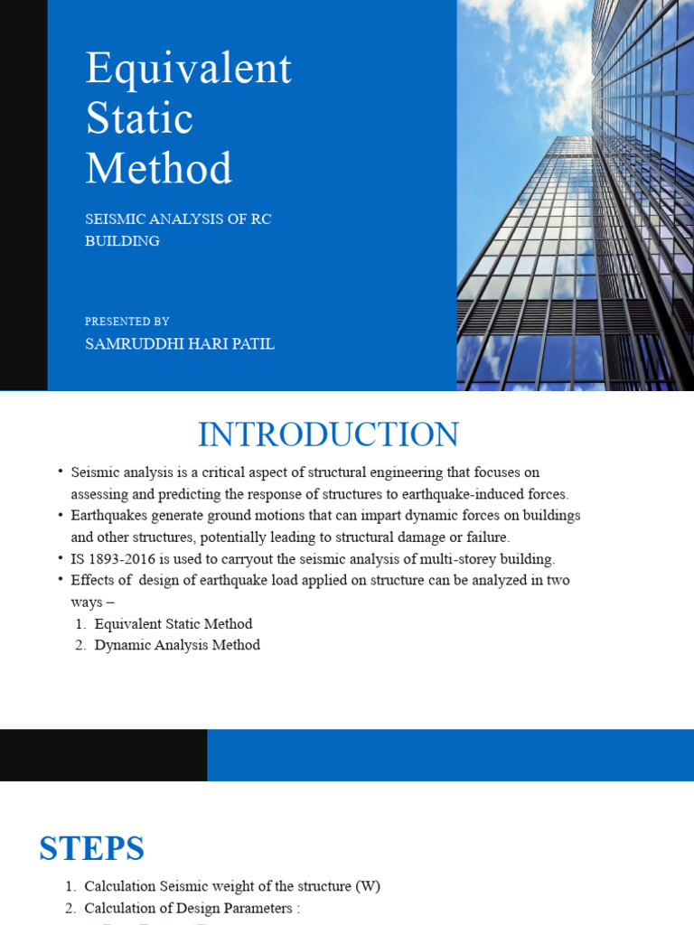 Equivqlent Static Method Presentation | PDF | Mechanical Engineering | Solid Mechanics
