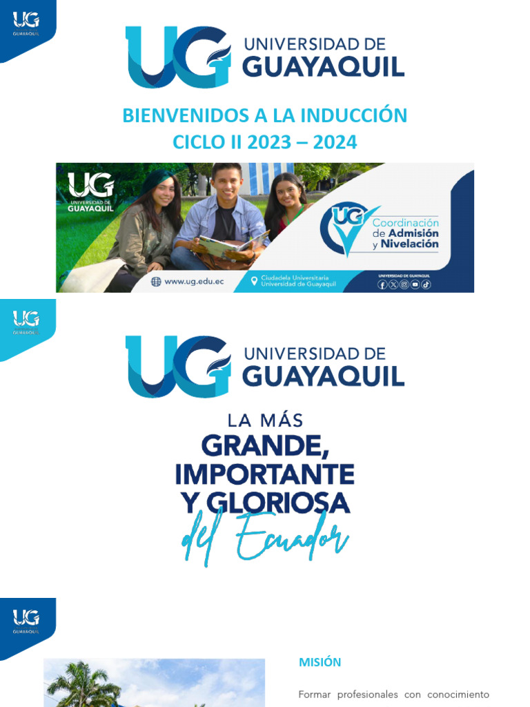 Inducción Cii 2023 - 2024 | PDF | Universidad