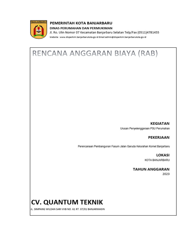 Rab Taman Belakang Museum | PDF