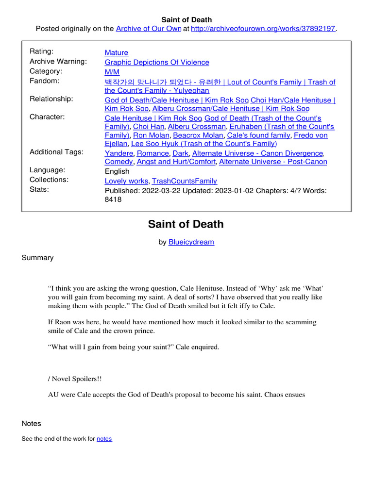 Saint of Death | PDF | God