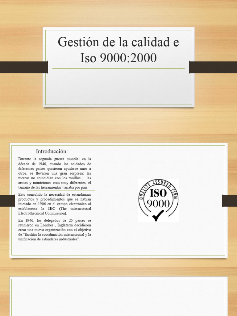 Gestión de La Calidad e Iso 9000 | Descargar gratis PDF | Calidad (comercial) | Gestión de la ...
