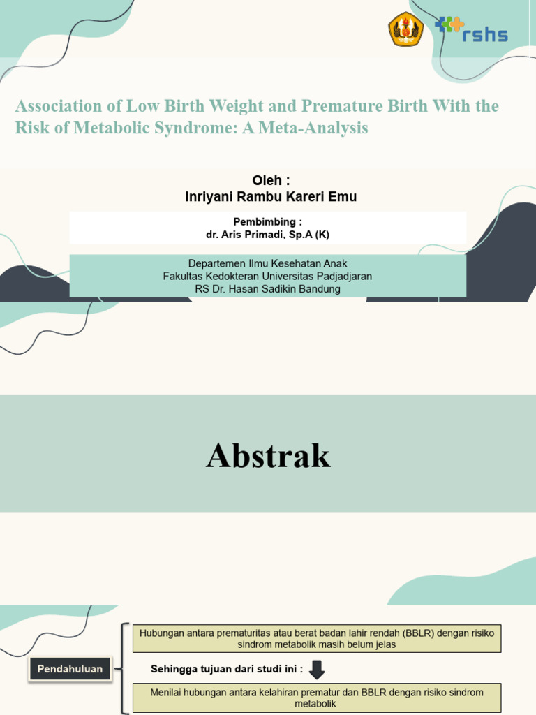 Jurnal Reading Inri - Neonatalogi | PDF