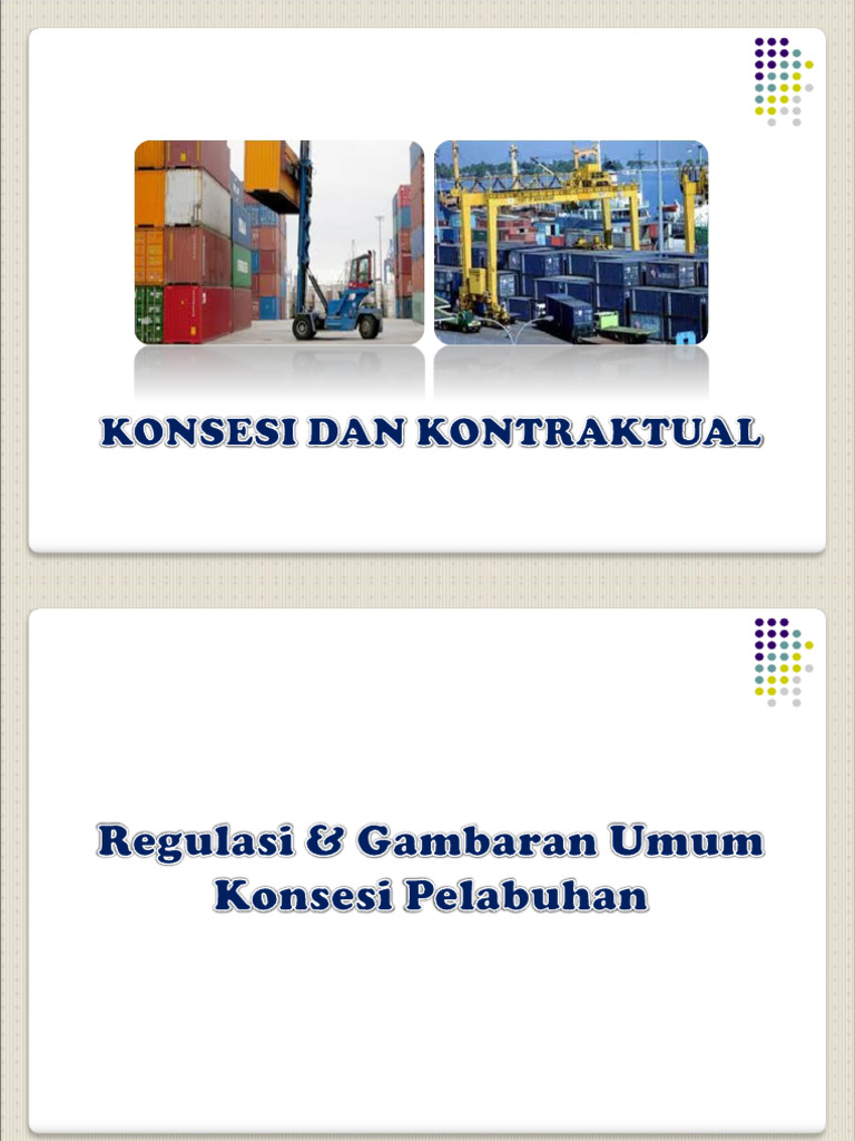 01-Regulasi & Gambaran Umum Konsesi | PDF