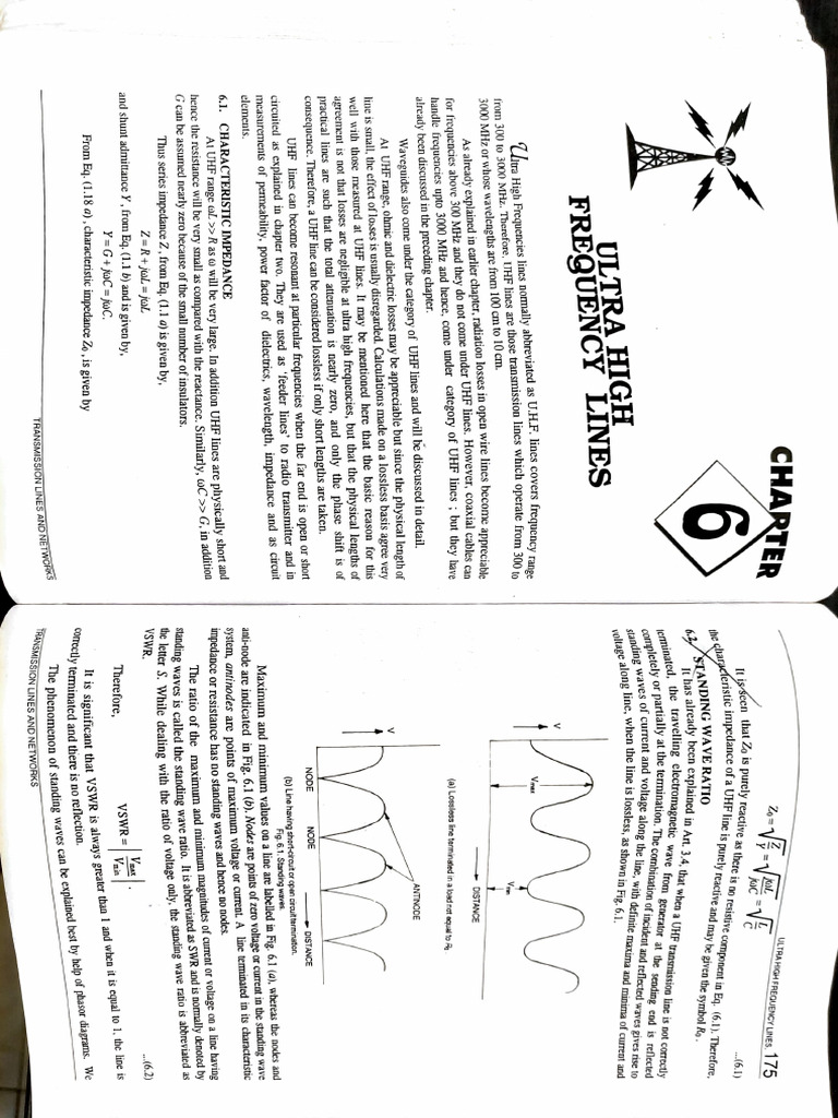 SWR Relation Bet VSWR and Reflection Coefficient | PDF | Electrical ...