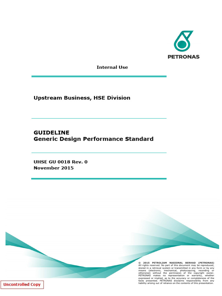 UHSE UG0018 Generic Design Performance Standards | PDF | Safety | Risk