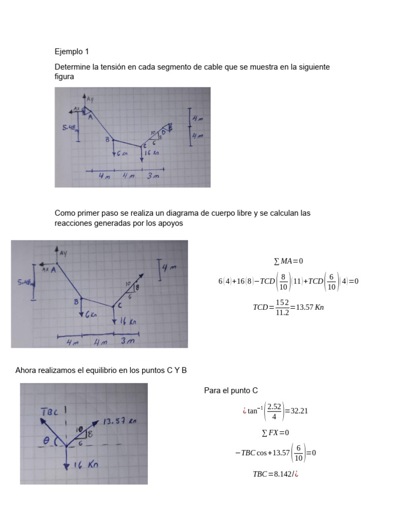 2 Ejemplos de Cables | PDF | Geometría Elemental | Geometría del plano euclidiano