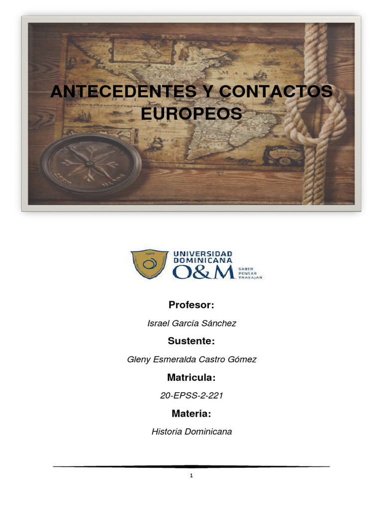 Antecedentes de la Exploración Europea | PDF | Feudalismo | Cristobal colon