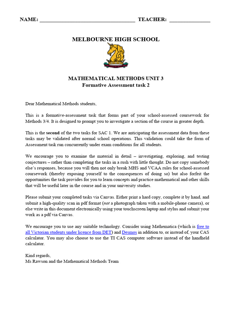 2020 Mhs Odd Even Functions | PDF | Function (Mathematics) | Derivative