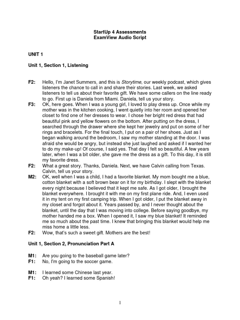 st4 - Exam View - As - Recording - Script | PDF | Allergen | Storms