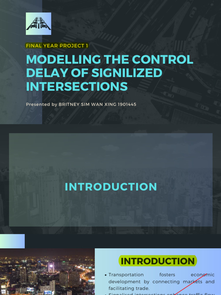 Modelling The Control Delay of Signilized Intersections | PDF | Traffic | Traffic Light
