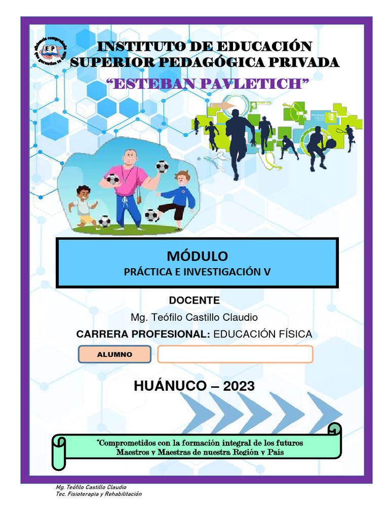 Módulo Pràctica e Investigaciòn V | PDF | Conocimiento | Plan de estudios