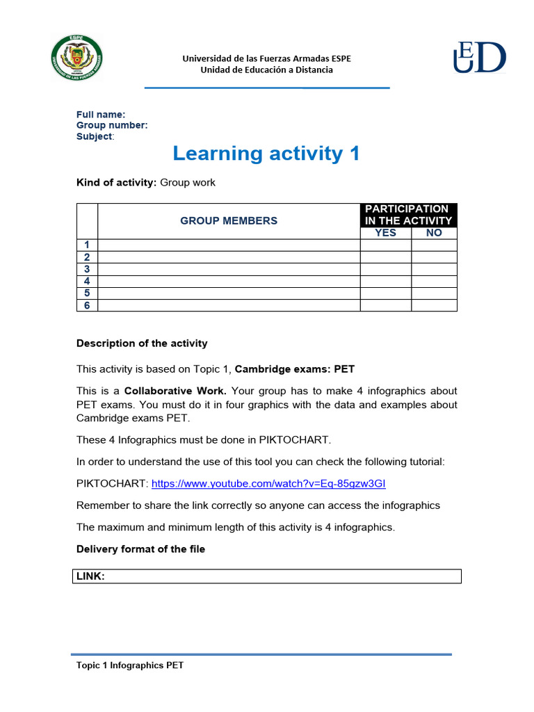 Learning Activity 1 23-24 | PDF
