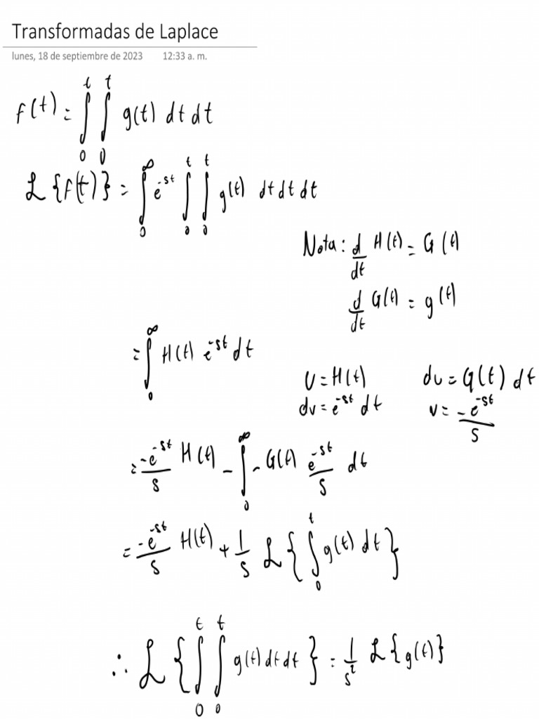 Transformadas de Laplace | PDF