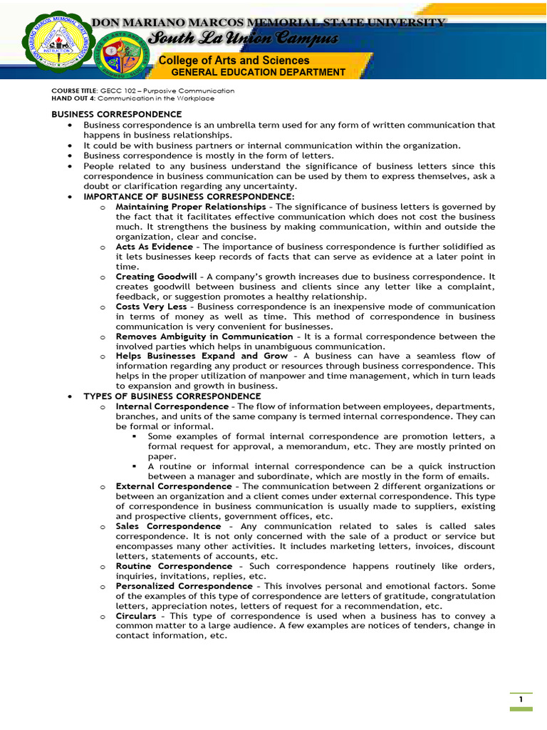 h4. Communication For Work Purposes | PDF | Communication | Résumé