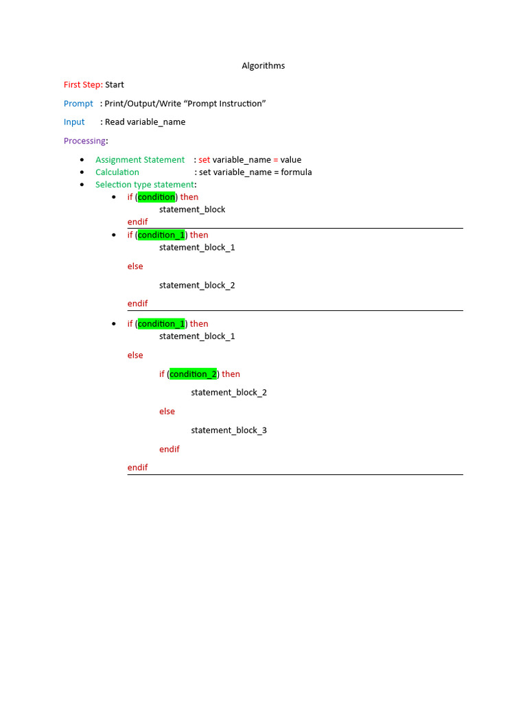 Algorithm Format | PDF | Algorithms | Numbers