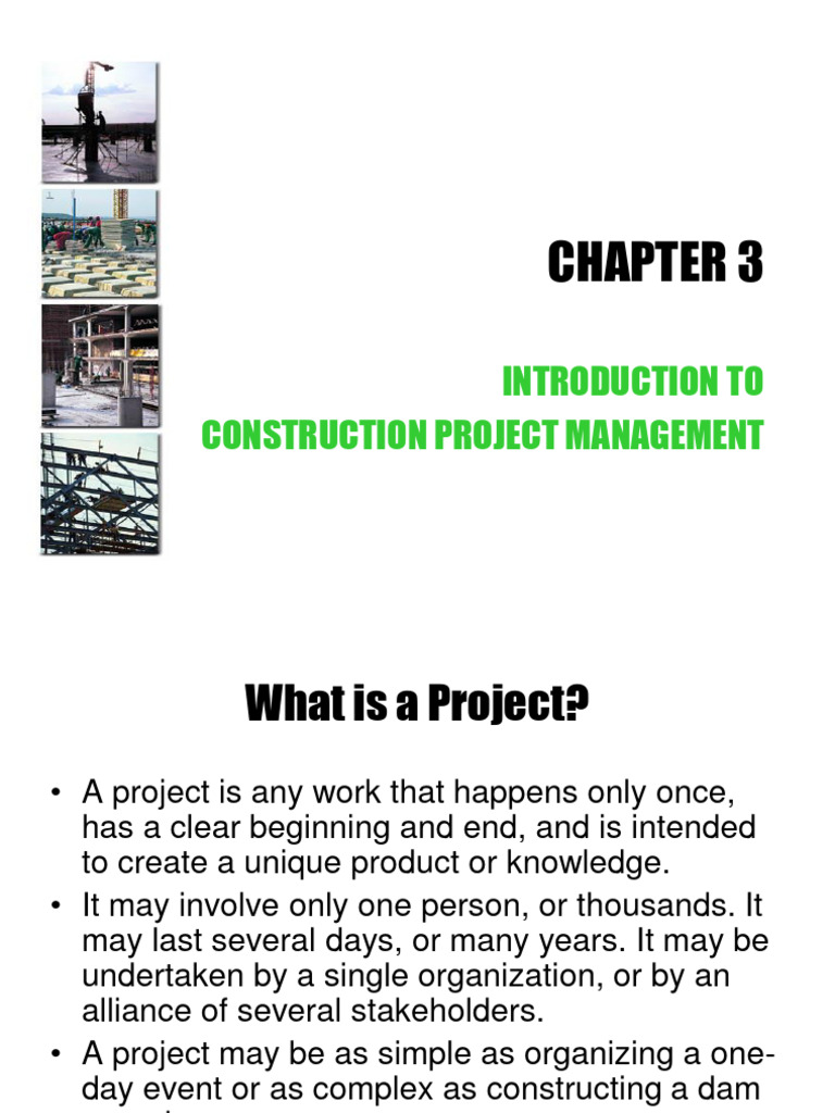 Chapter 3 - Project Management | PDF | Project Management | Architect