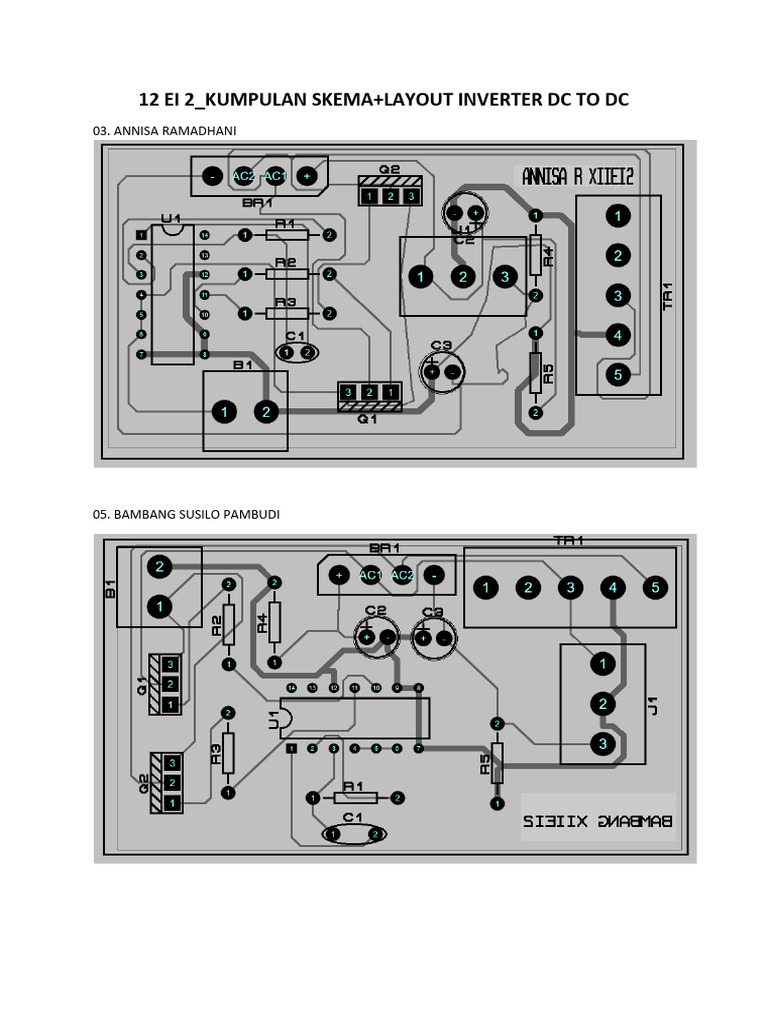12 Ei 2 - Kumpulan Skema+layout Inverter DC To DC | PDF