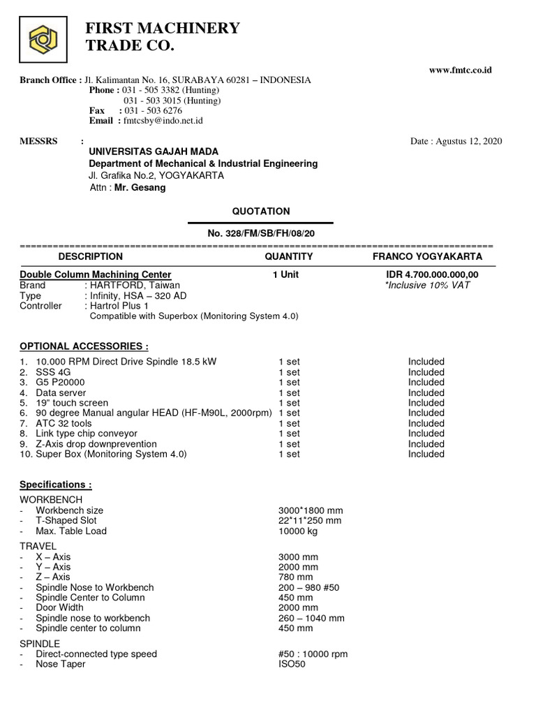 UGM-hartford-HSA3230AD-NEW | PDF | Manufactured Goods | Equipment