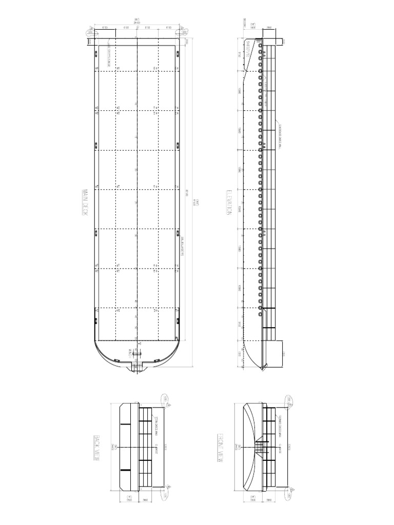 Typical 7500 DWT Barge (300'x80'x18') | PDF