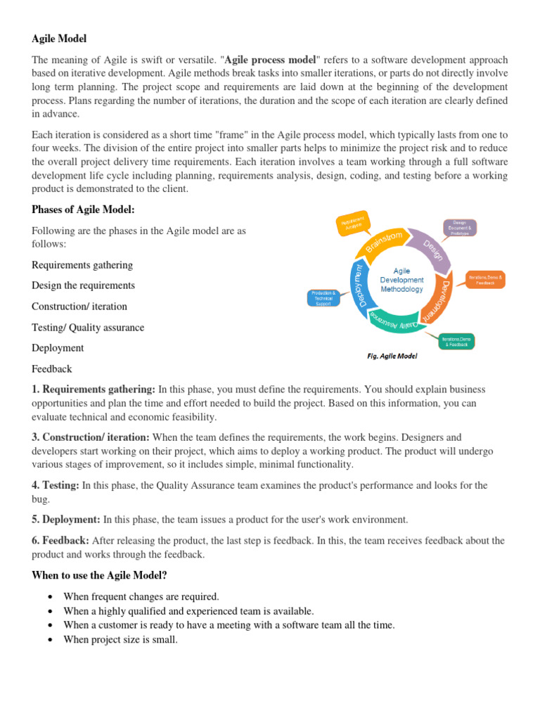 8 Agile Model | PDF | Agile Software Development | Systems Science
