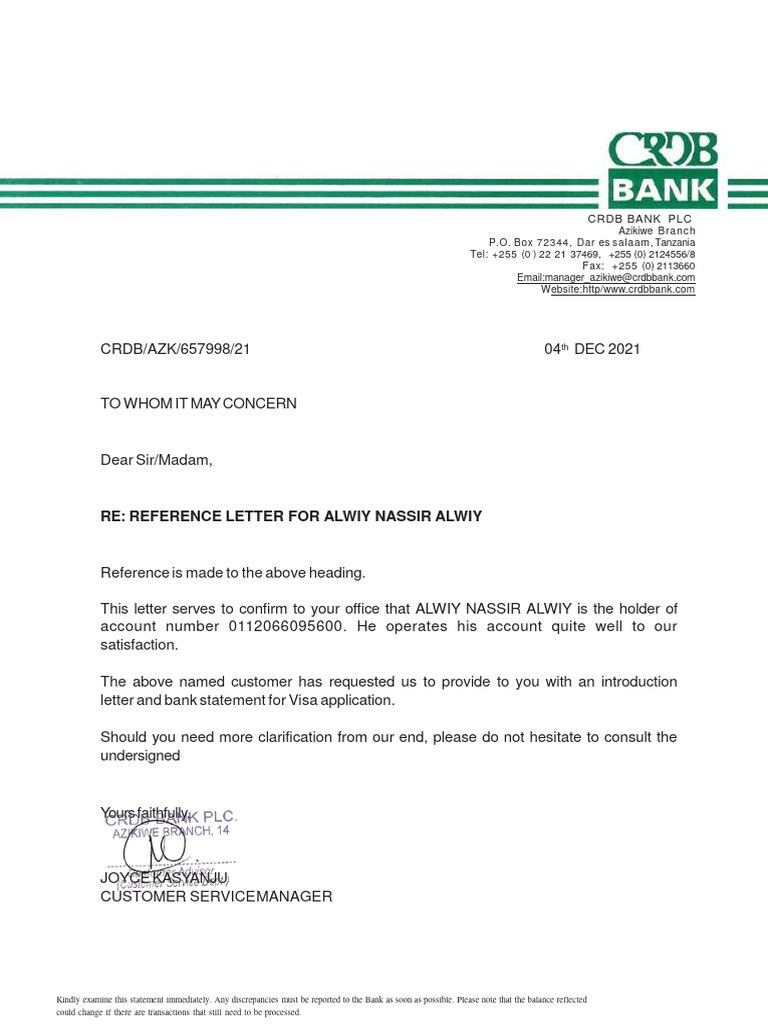CRDB Bank Account Statement Summary | PDF | Deposit Account | Cash