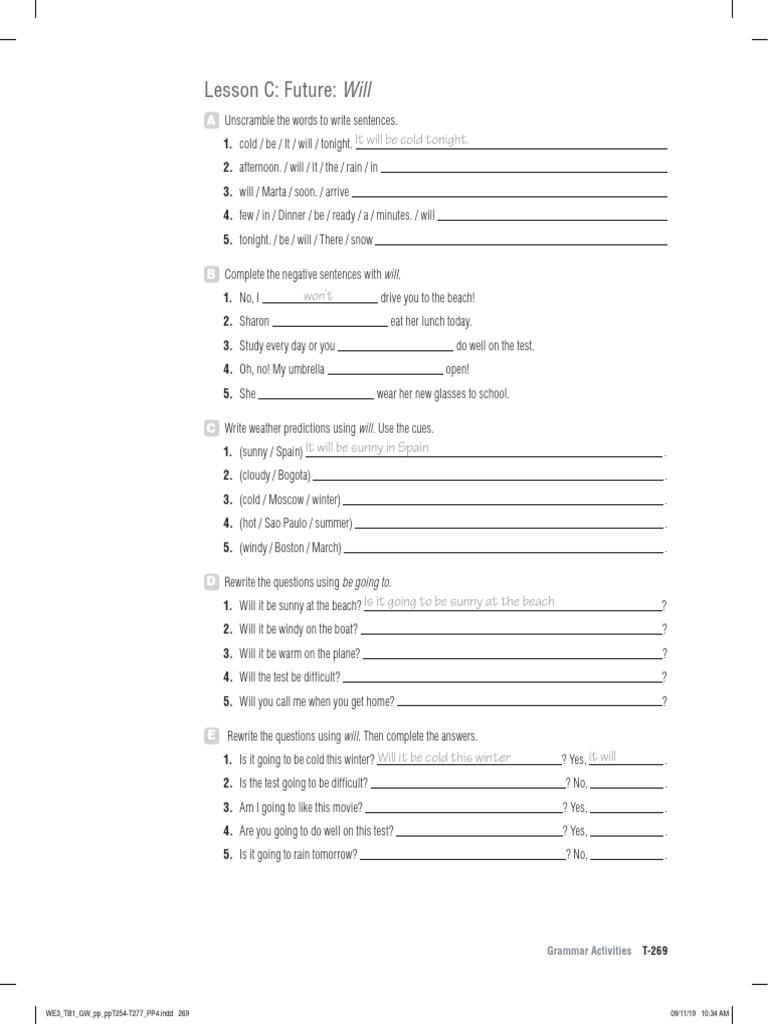Year 1 Future Tense Worksheet | PDF