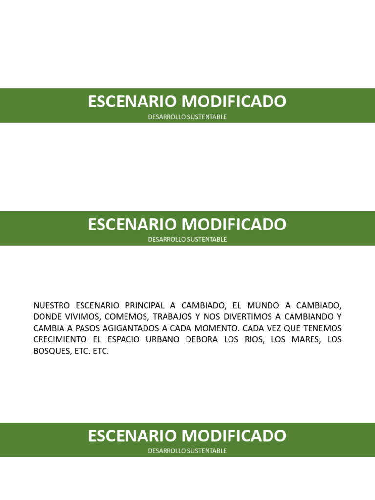 Escenario Modificado | PDF | Constitución