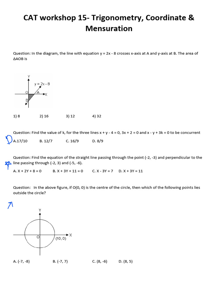 Geometry 3 | PDF | Triangle | Area