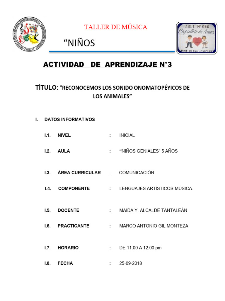 ACTIVIDAD DE APRENDIZAJE No 3 MARCO | PDF | Aprendizaje | Evaluación