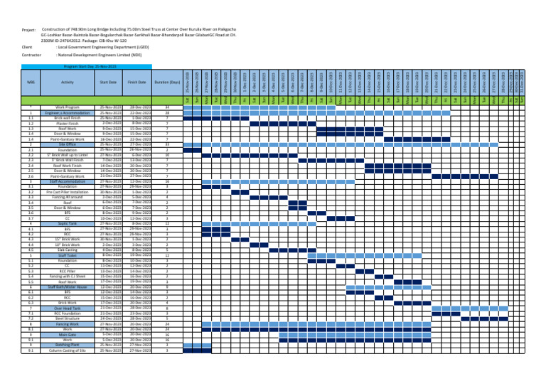 Temporary Work Programme | Download Free PDF | Architectural Elements ...