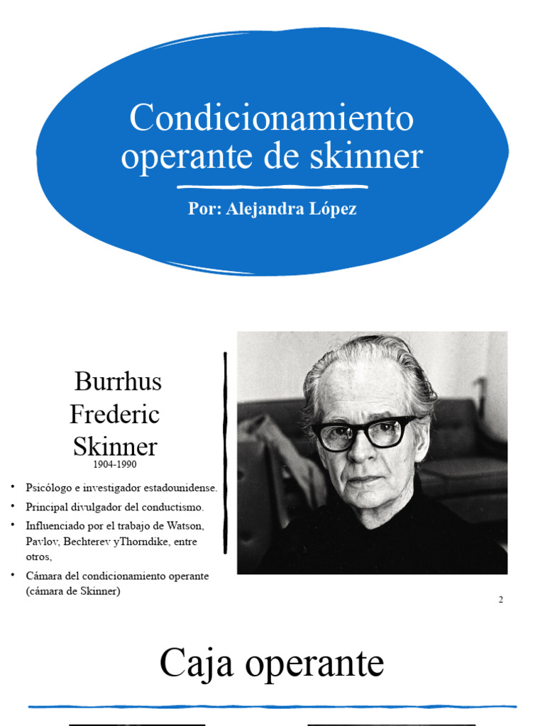Condicionamiento Operante de Skinner | Descargar gratis PDF | Reforzamiento | Sicología
