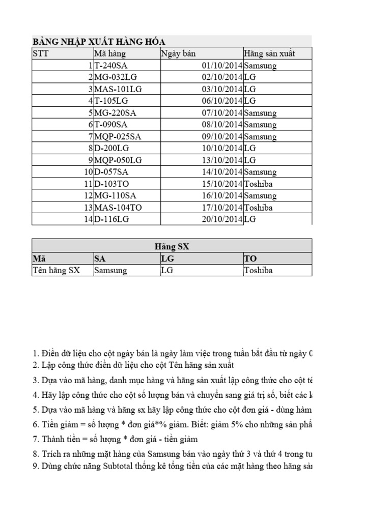 Du Lieu TH Buoi 10+11 | PDF
