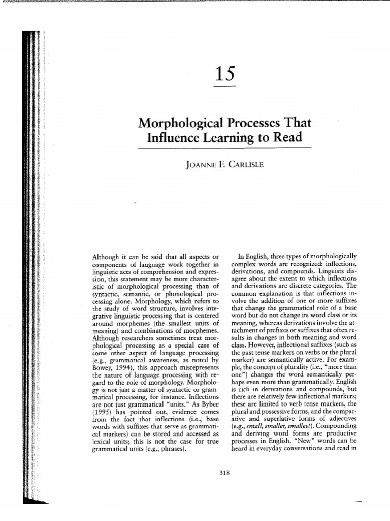 Carlisle 2004 Morph | PDF