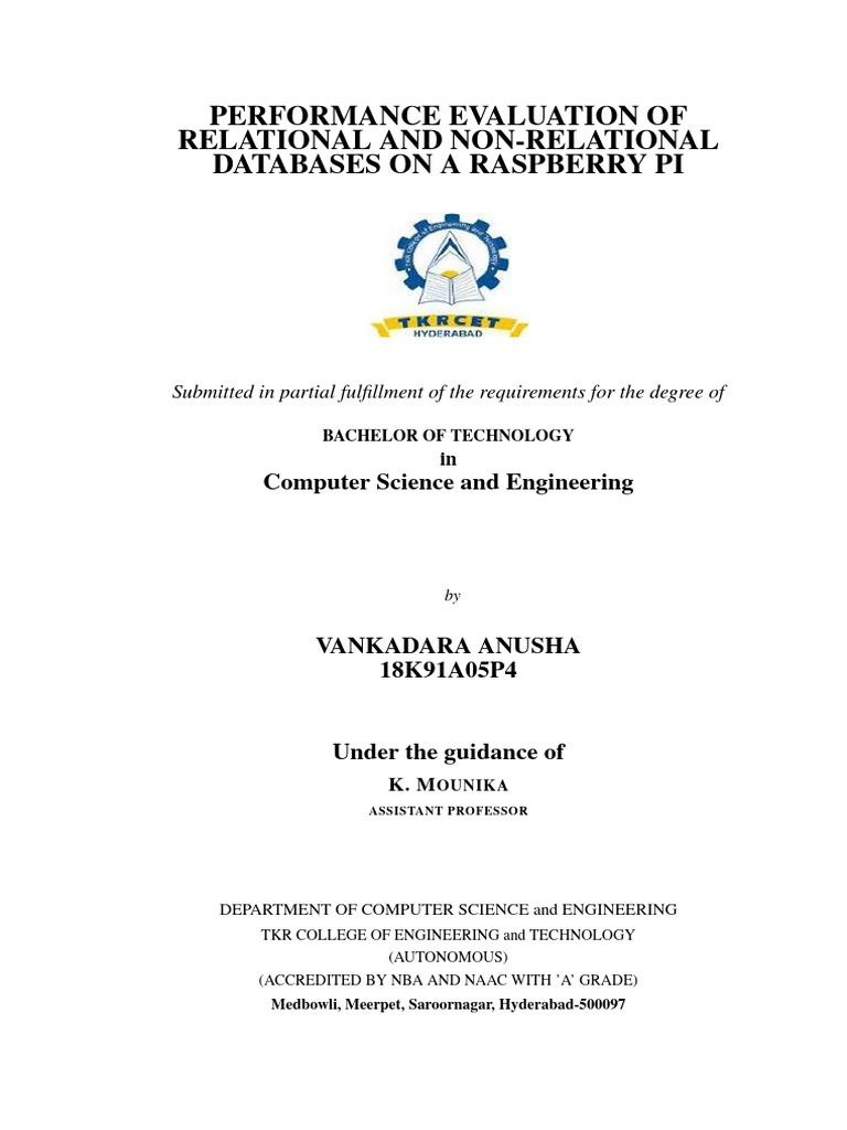 Anusha 5P4 Documentation | PDF | Databases | No Sql