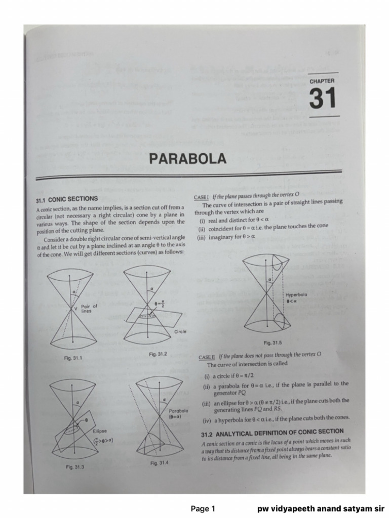 Parabola | PDF