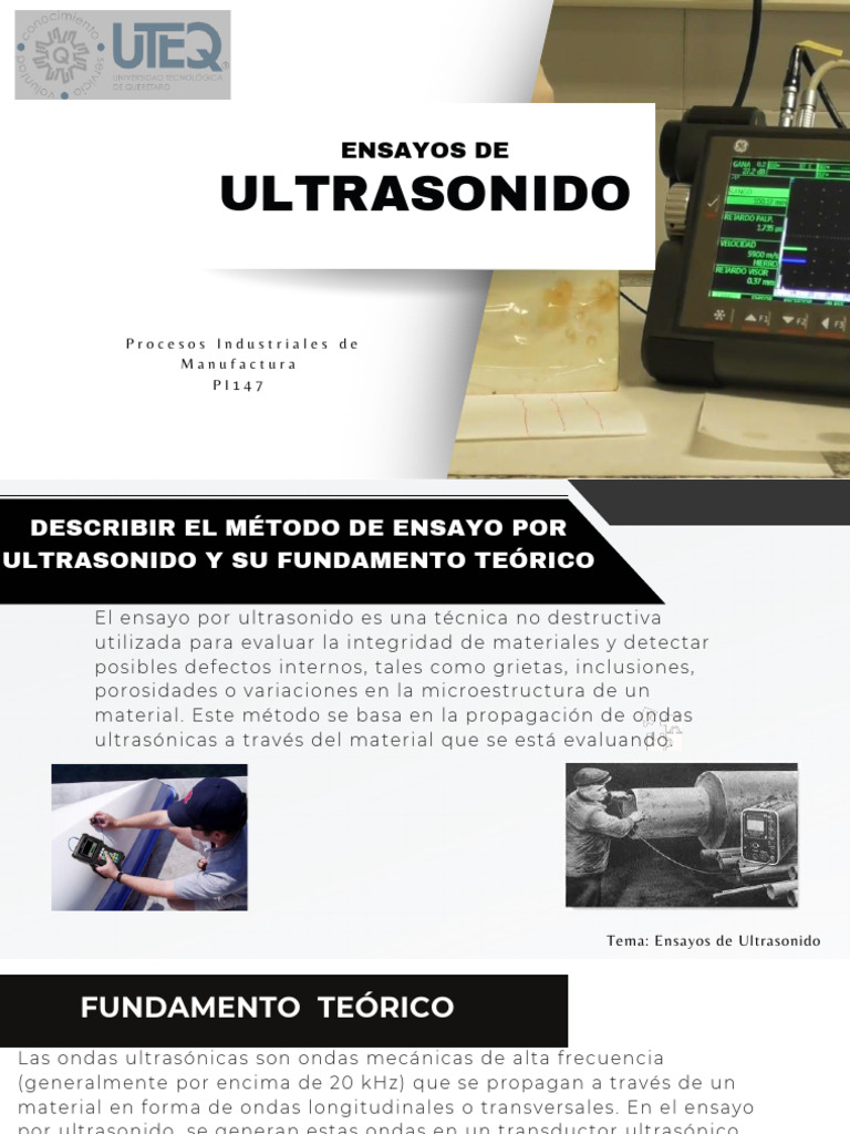 Ensayos de Ultrasonido | PDF | Ultrasonido | Olas